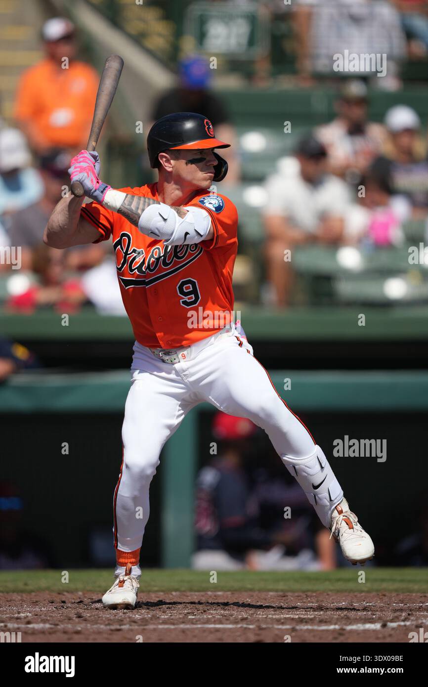 Baltimore Orioles' Tyler O'Neill plays during a spring training ...