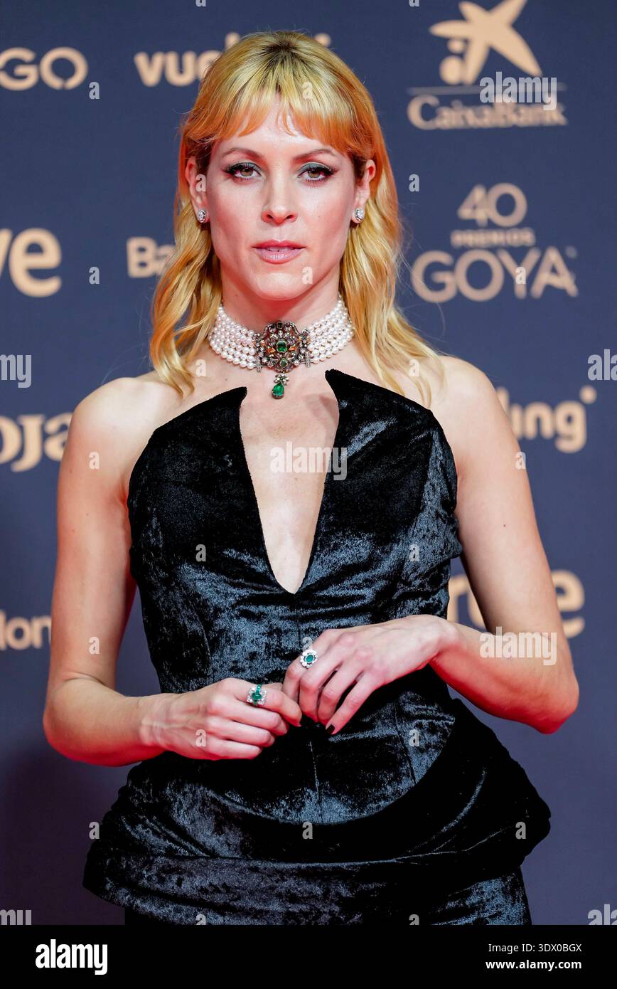 28/02/2026-Barcelona-Spain Maggie Civantos attends 40th Goya Awards ...