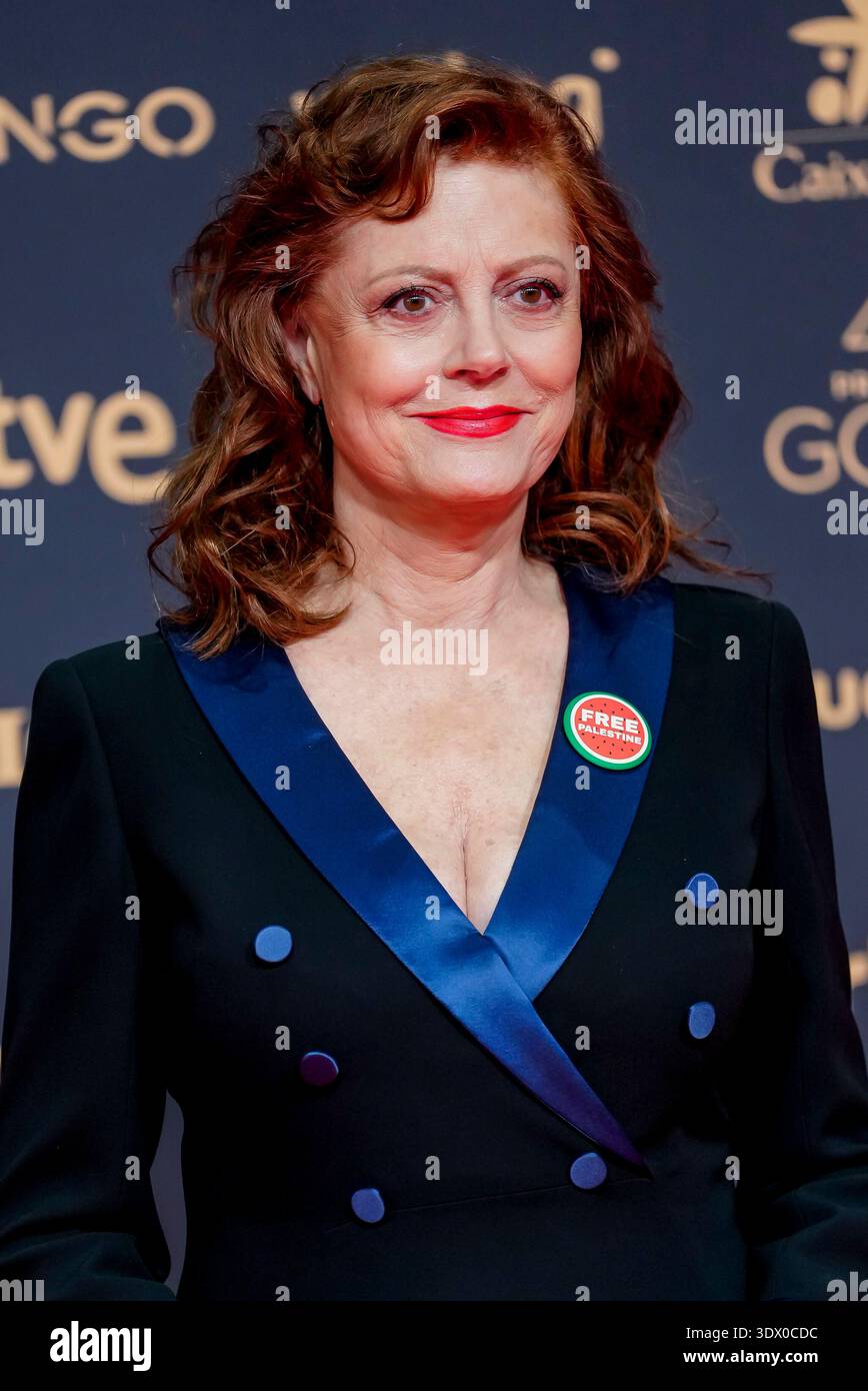 28/02/2026-Barcelona-Spain Susan Sarandon attends 40th Goya Awards ...