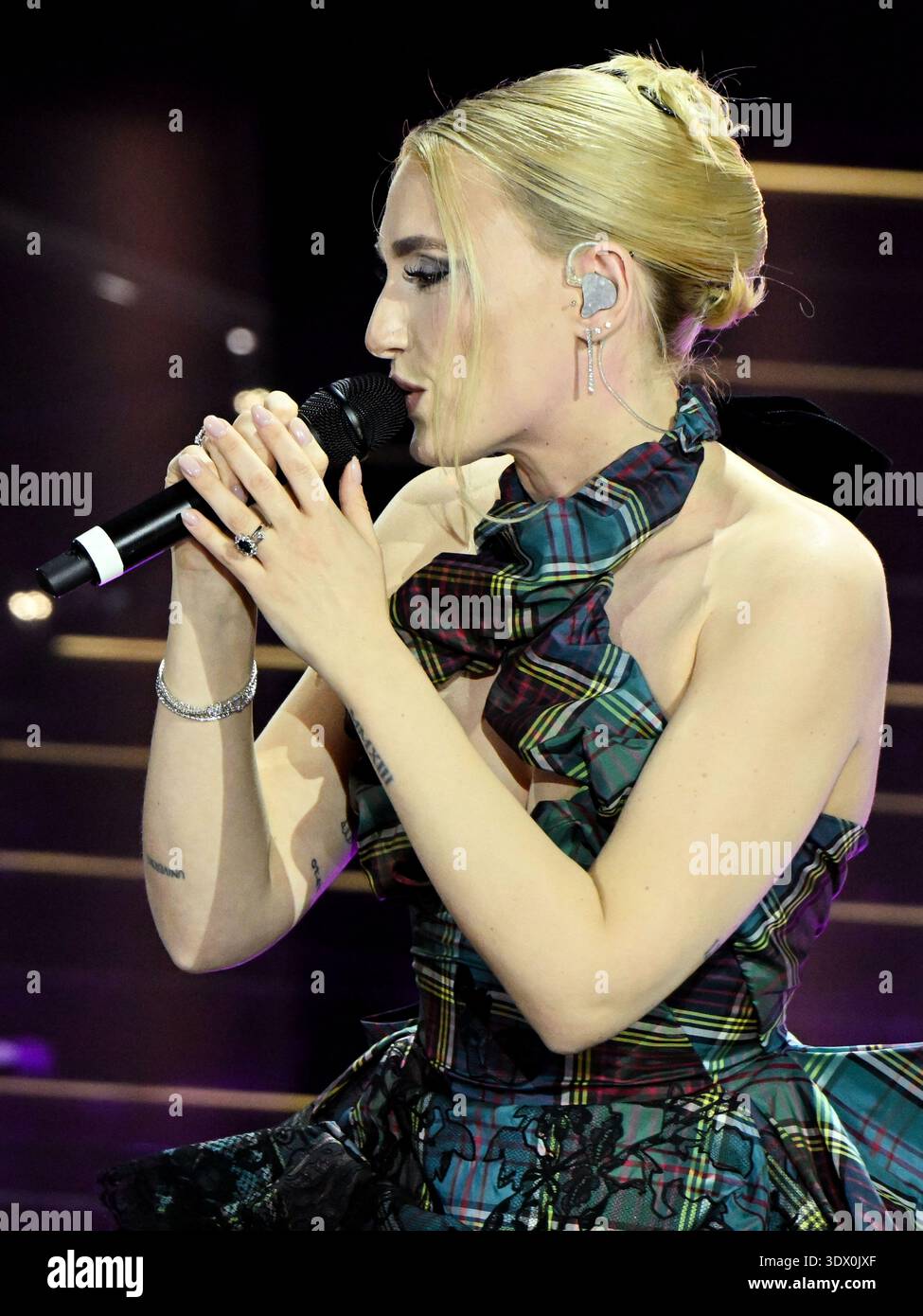 Sanremo, 76th Italian Song Festival. Fifth Final Night. Pictured: Mara ...
