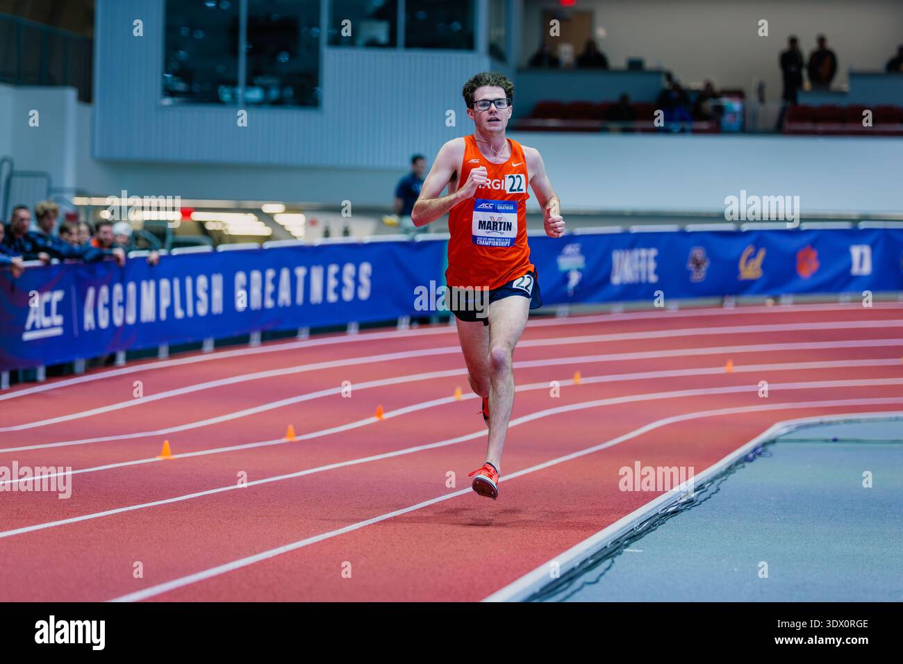 Boston, USA. 28 February, 2026. Gary Martin wins the Men’s 3000m for ...