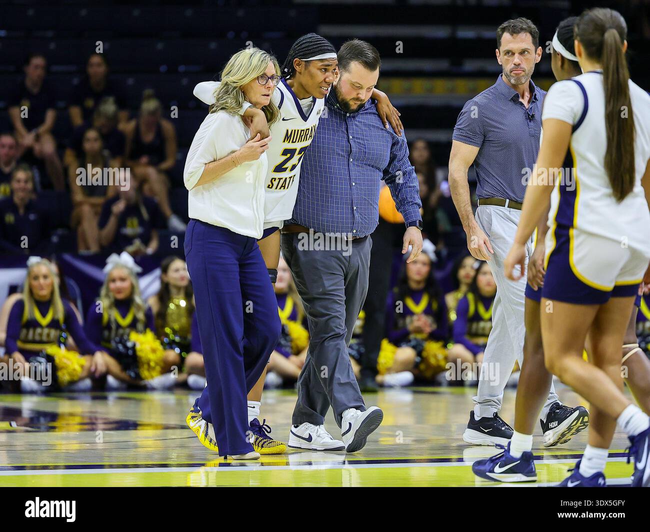 Murray, KY, USA. 28th Feb, 2026. Murray State forward Sharnecce Currie ...