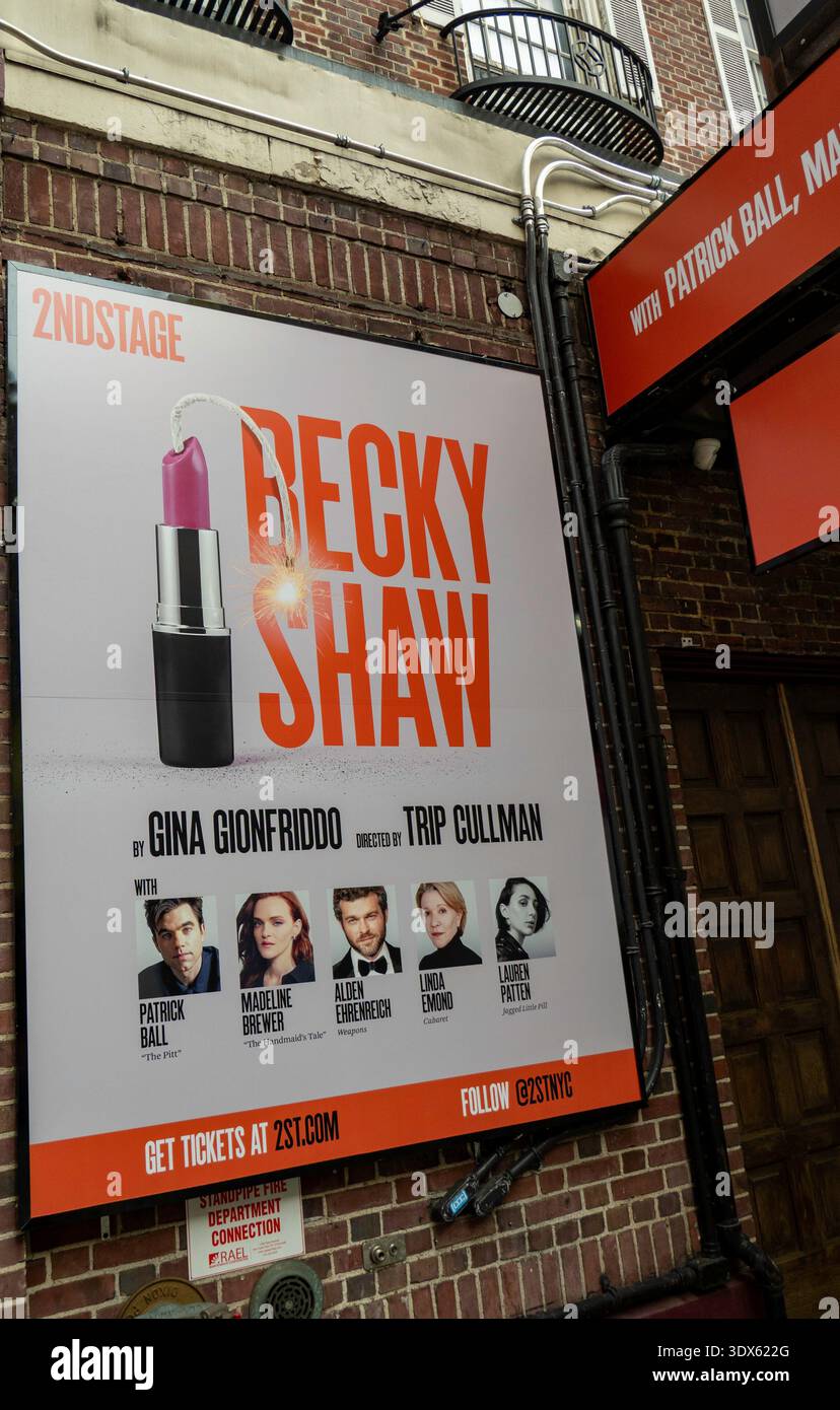 'Becky Shaw" at the Helen Hayes Theater at 240 West 44th Street in ...