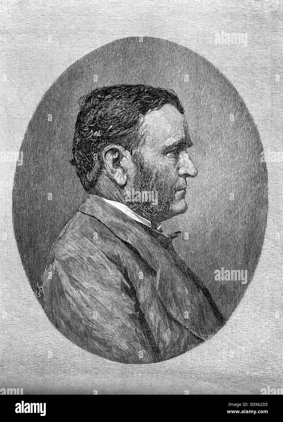Portrait of Union General Ulysses S. Grant, commander of Union forces ...