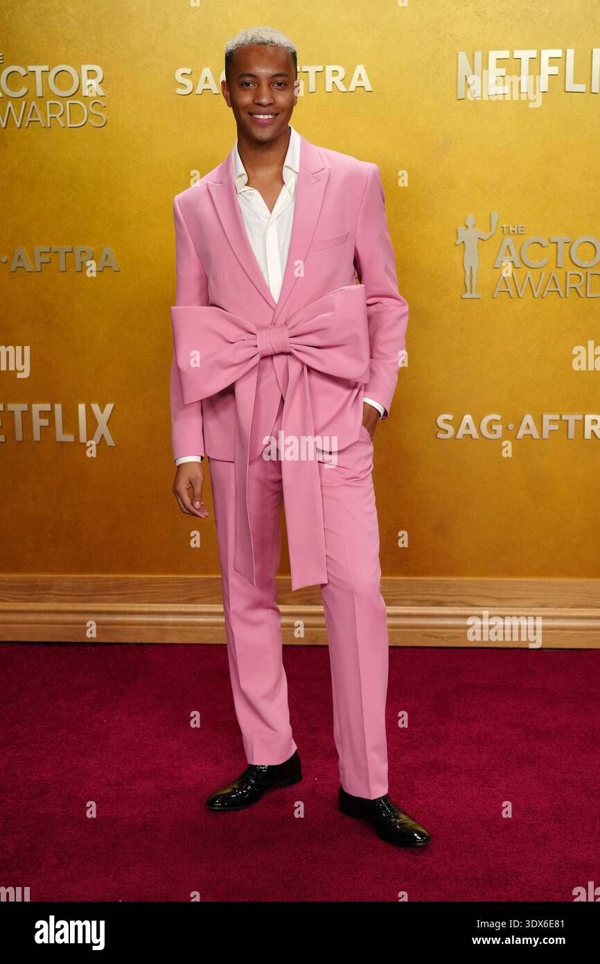 Asante Madriga arrives at the 32nd Annual Actor Awards on Sunday, March ...