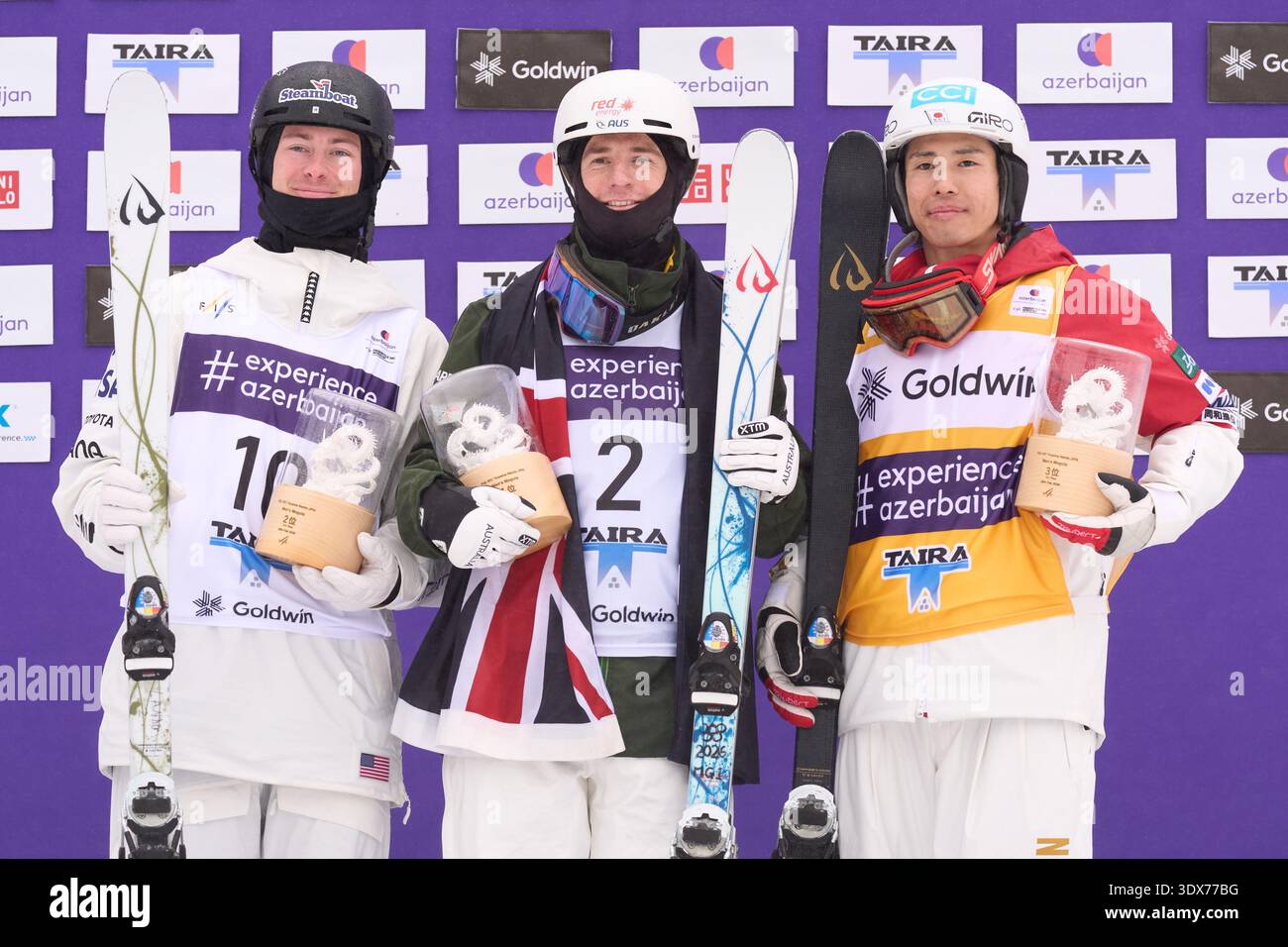 (L-R) Wendler Landon (USA), Graham Matt (AUS), Ikuma Horishima (JPN ...