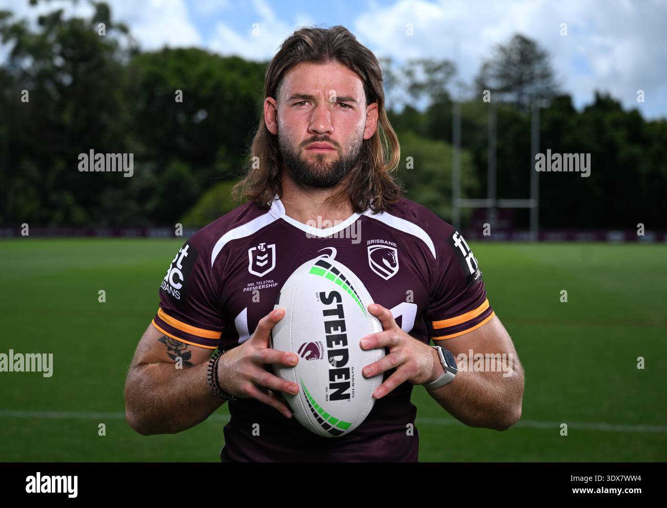 Patrick Carrigan is seen posing for a photograph during a Brisbane ...