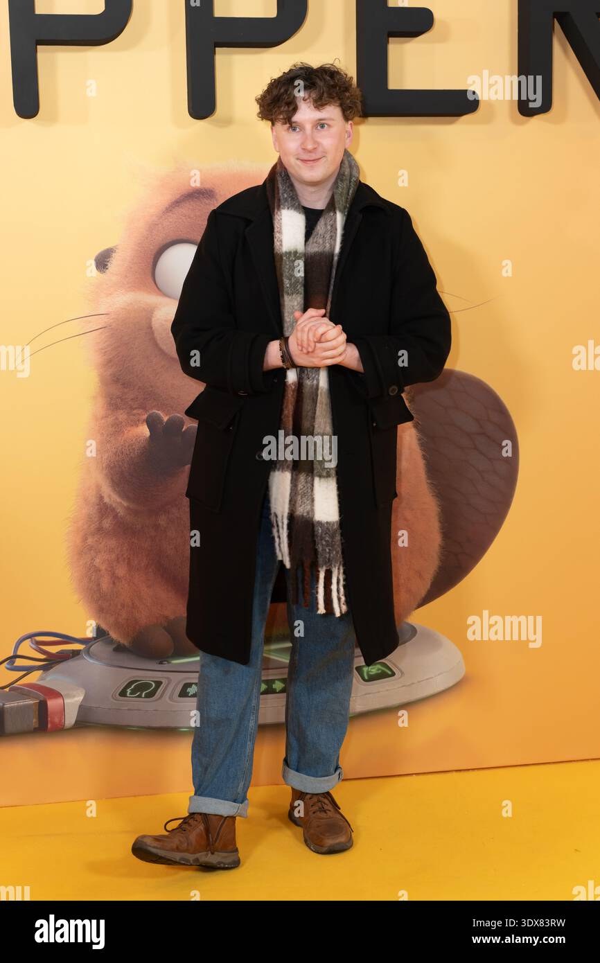 London, United Kingdom. 1st March 2026. Thomas Duke arrives at Vue West ...