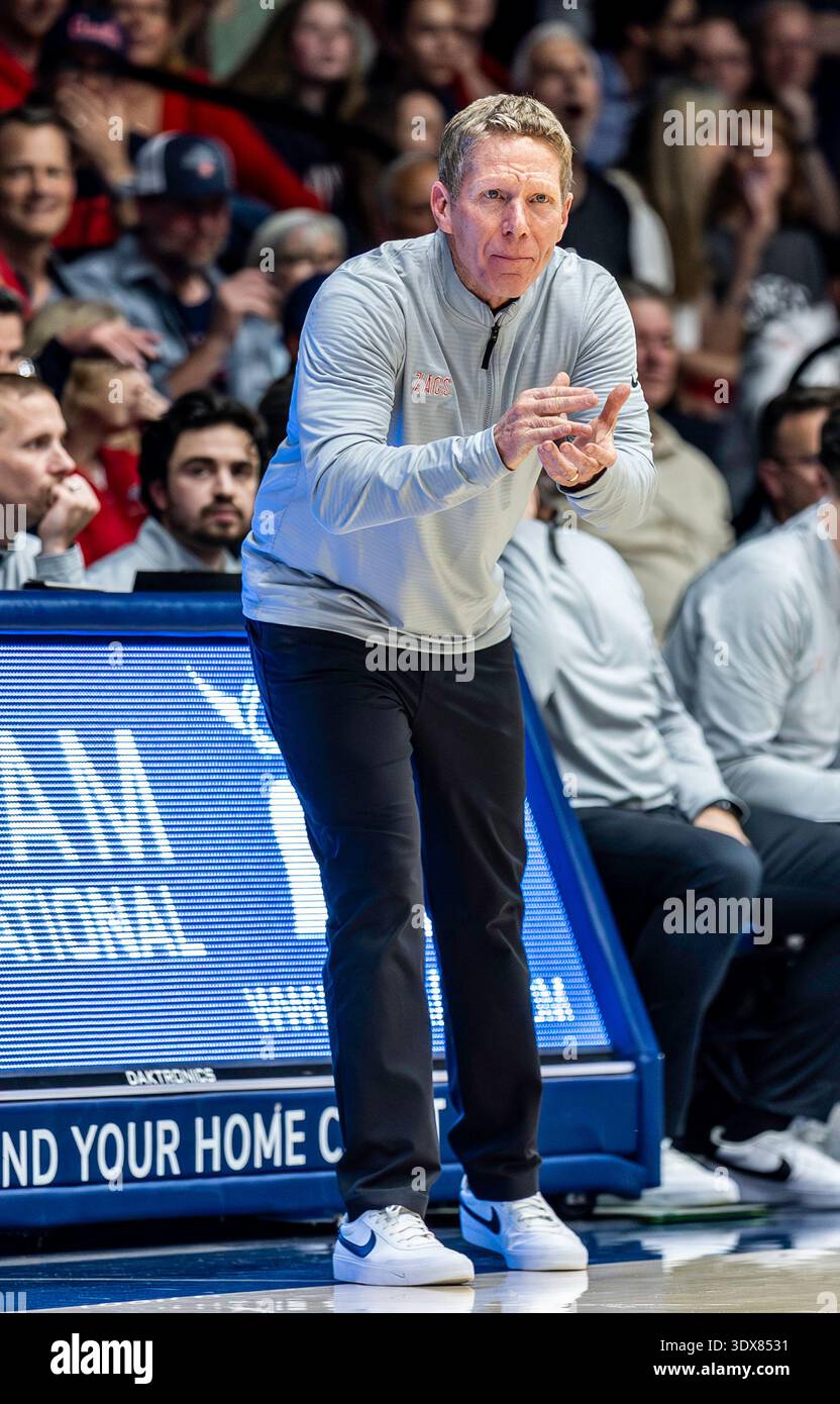 Gonzaga bulldogs mens basketball hi-res stock photography and images ...