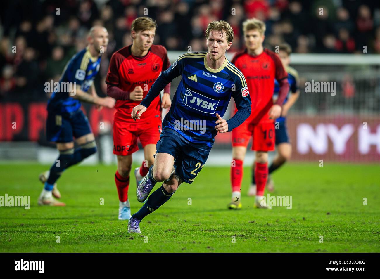 Fredericia, Denmark. 01st, March 2026. Tonni Adamsen (23) of Silkeborg ...