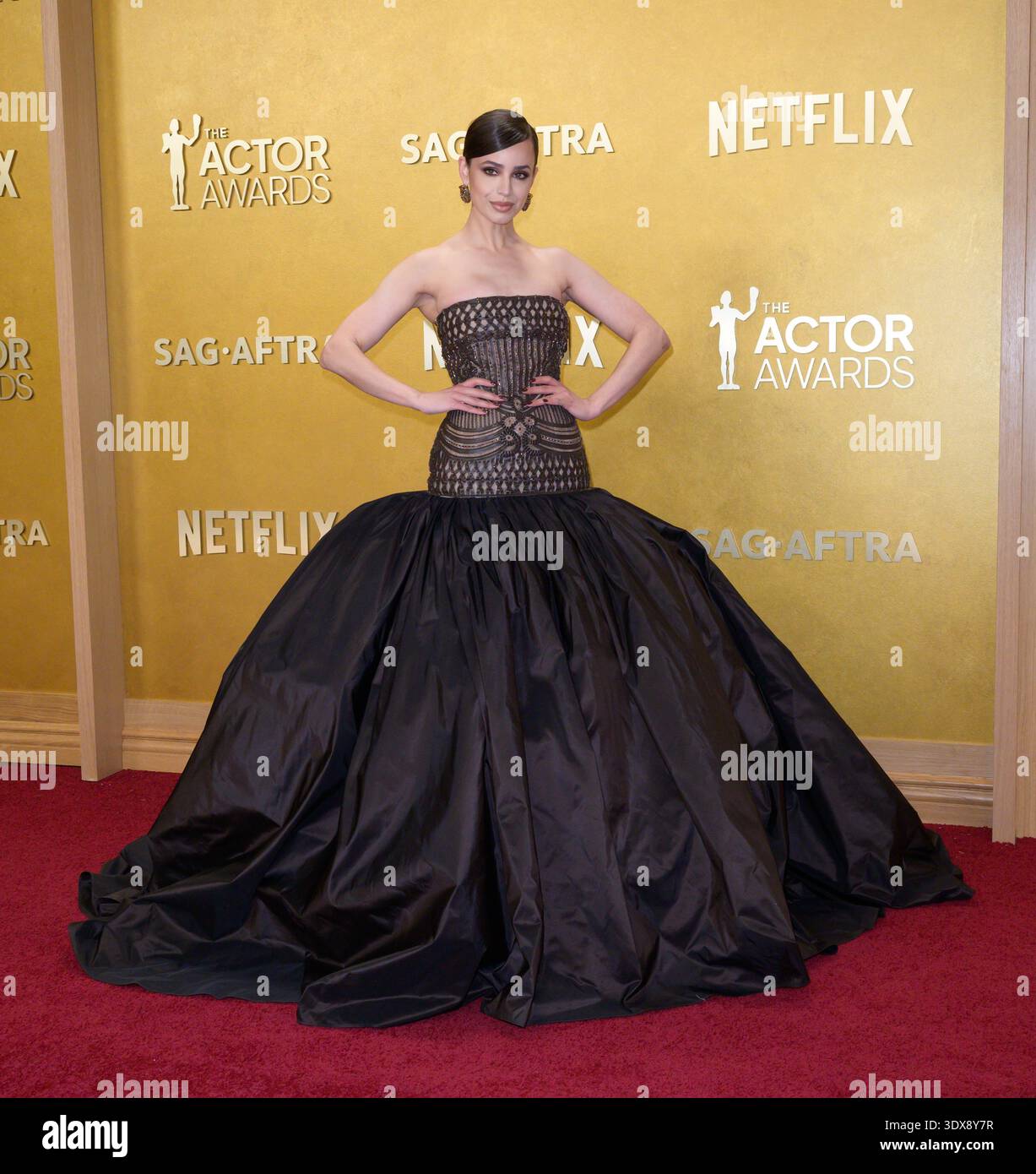 LOS ANGELES, USA. March 01, 2026: Sofia Carson at the 32nd Annual Actor ...