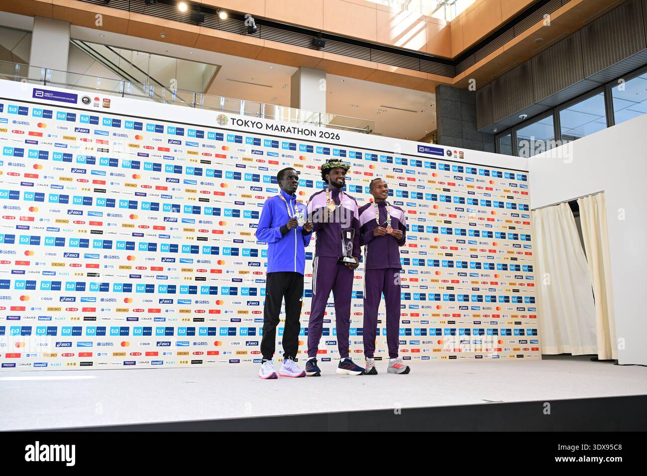 Tokyo, Japan. 1st Mar, 2026. (L-R) Geoffrey Toroitich (KEN), Tadese ...