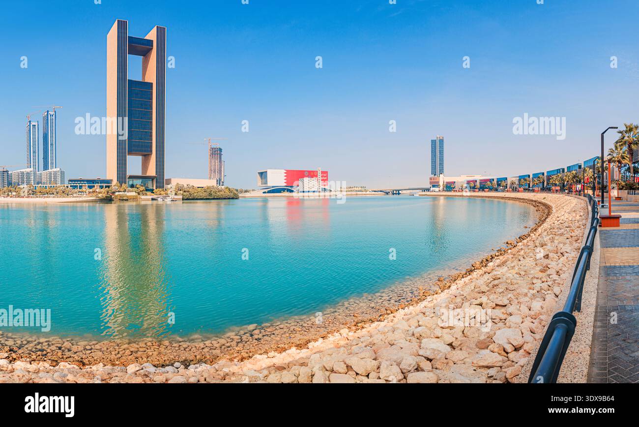 2 December 2025, Bahrain, Manama: city skyline featuring its modern ...