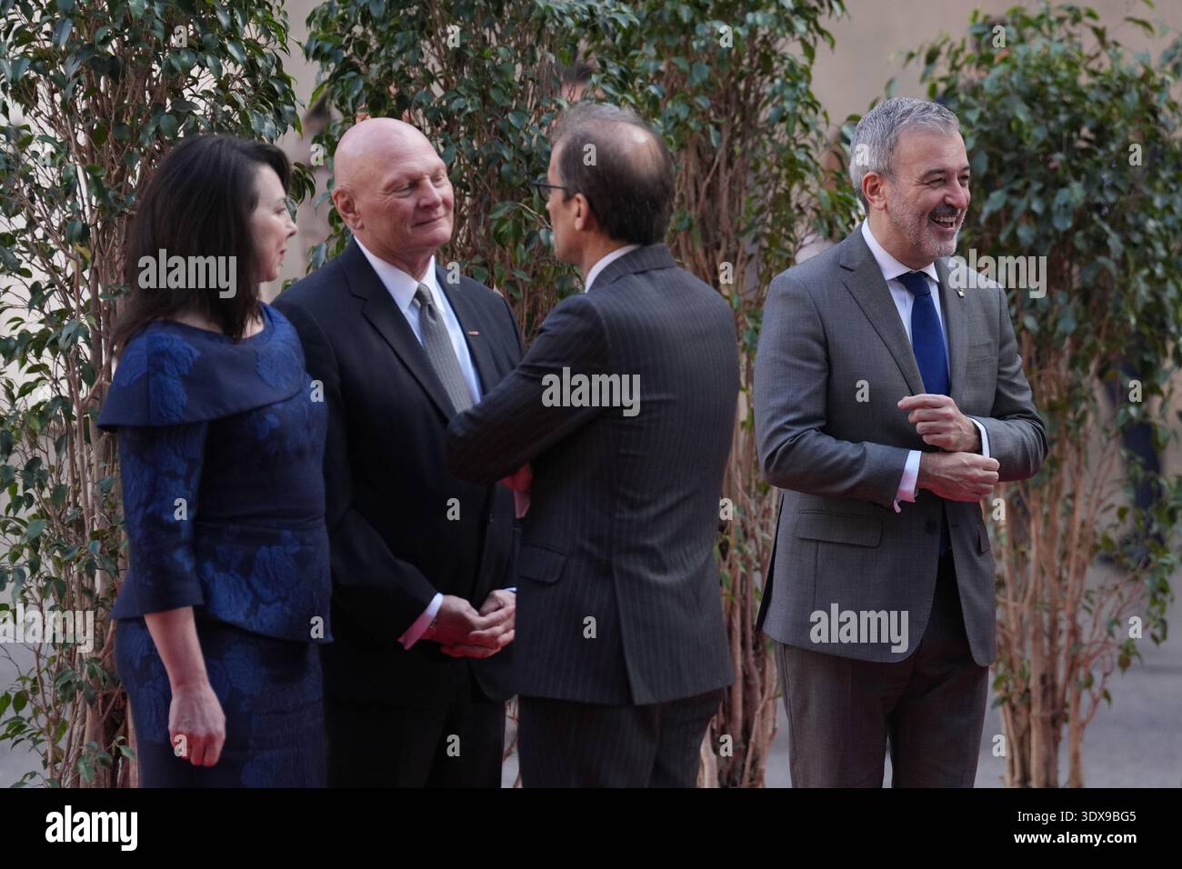 (L-R) GSMA Chief Marketing Officer Lara Dewar, GSMA Ltd. CEO and ...