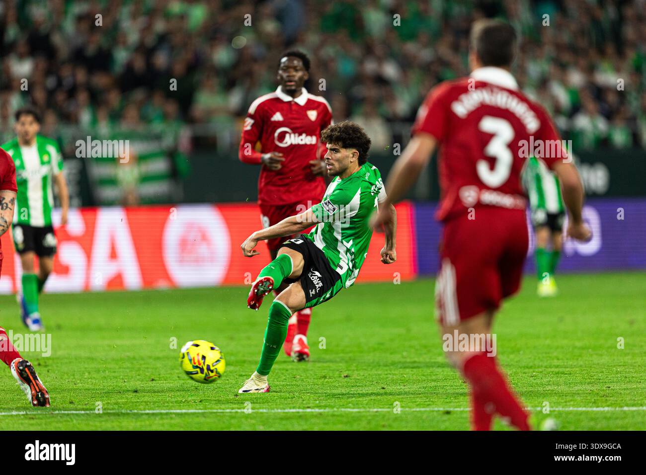 Sevilla, Spain. 1st Mar 2026. Ez Abde during Real Betis and Sevilla FC ...