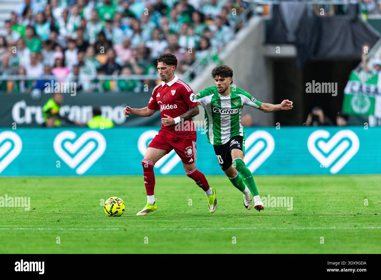 Sevilla, Spain. 1st Mar 2026. José Ángel Carmona and during Real Betis ...