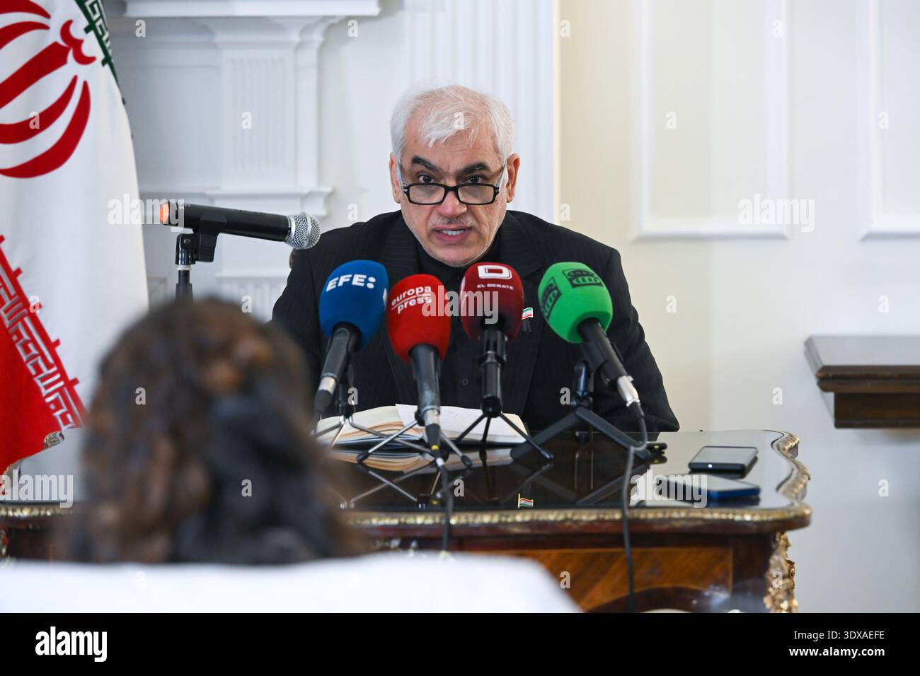 The Ambassador of the Islamic Republic of Iran in Spain, Reza Zabib ...
