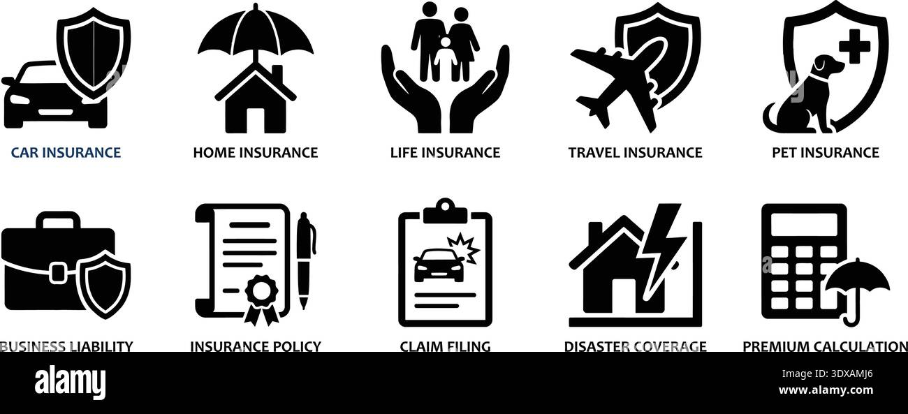 Comprehensive medical insurance Stock Vector Images - Alamy