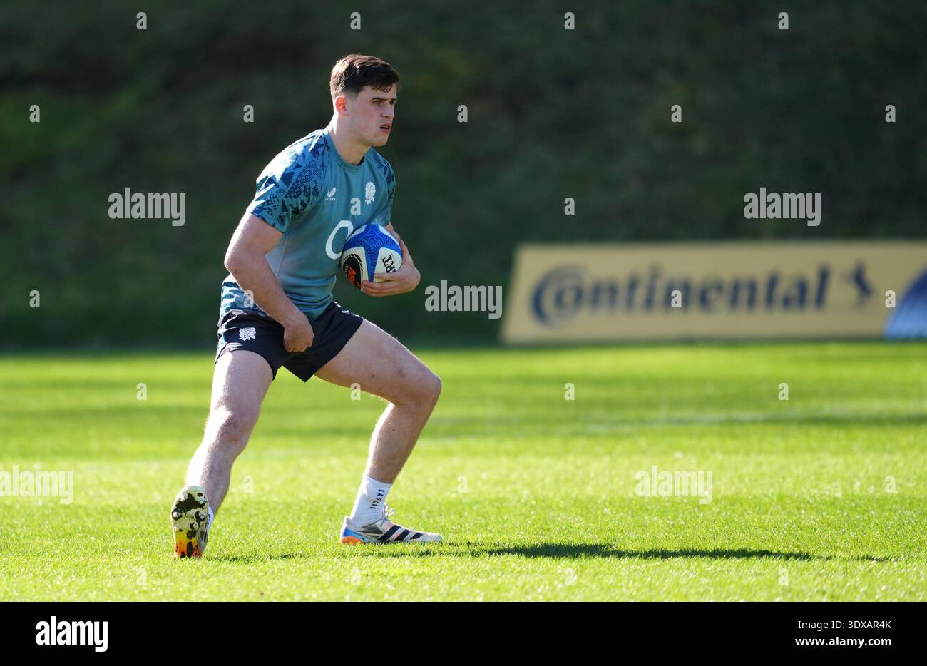 England's Seb Atkinson during training at England Rugby Performance ...