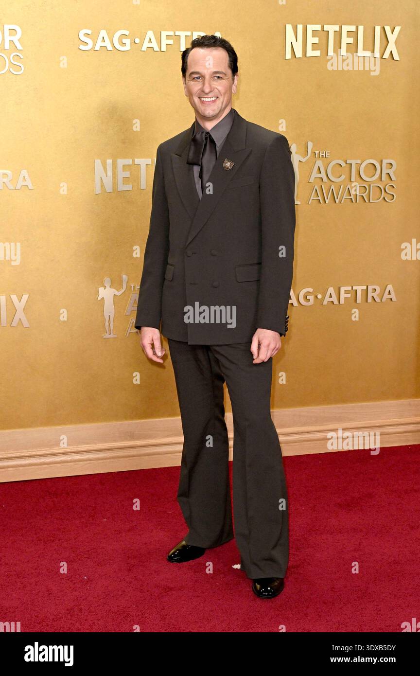Matthew Rhys bei der 32. Verleihung der Actor Awards 2026 im Shrine ...