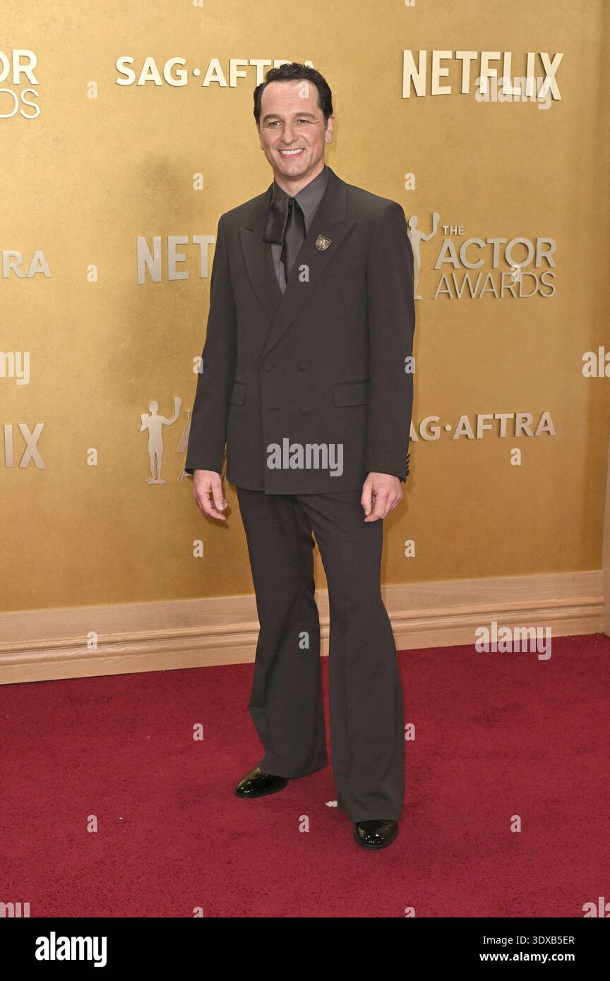 Matthew Rhys bei der 32. Verleihung der Actor Awards 2026 im Shrine ...