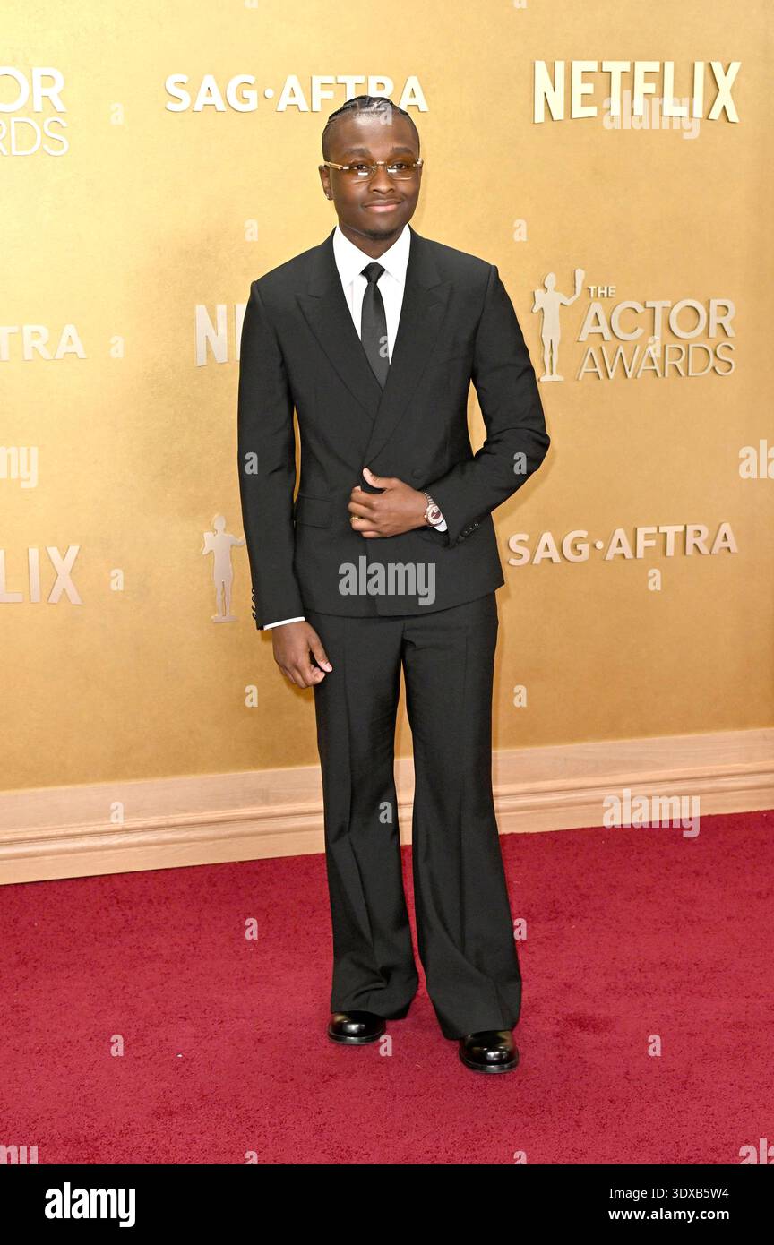 Miles Caton bei der 32. Verleihung der Actor Awards 2026 im Shrine ...