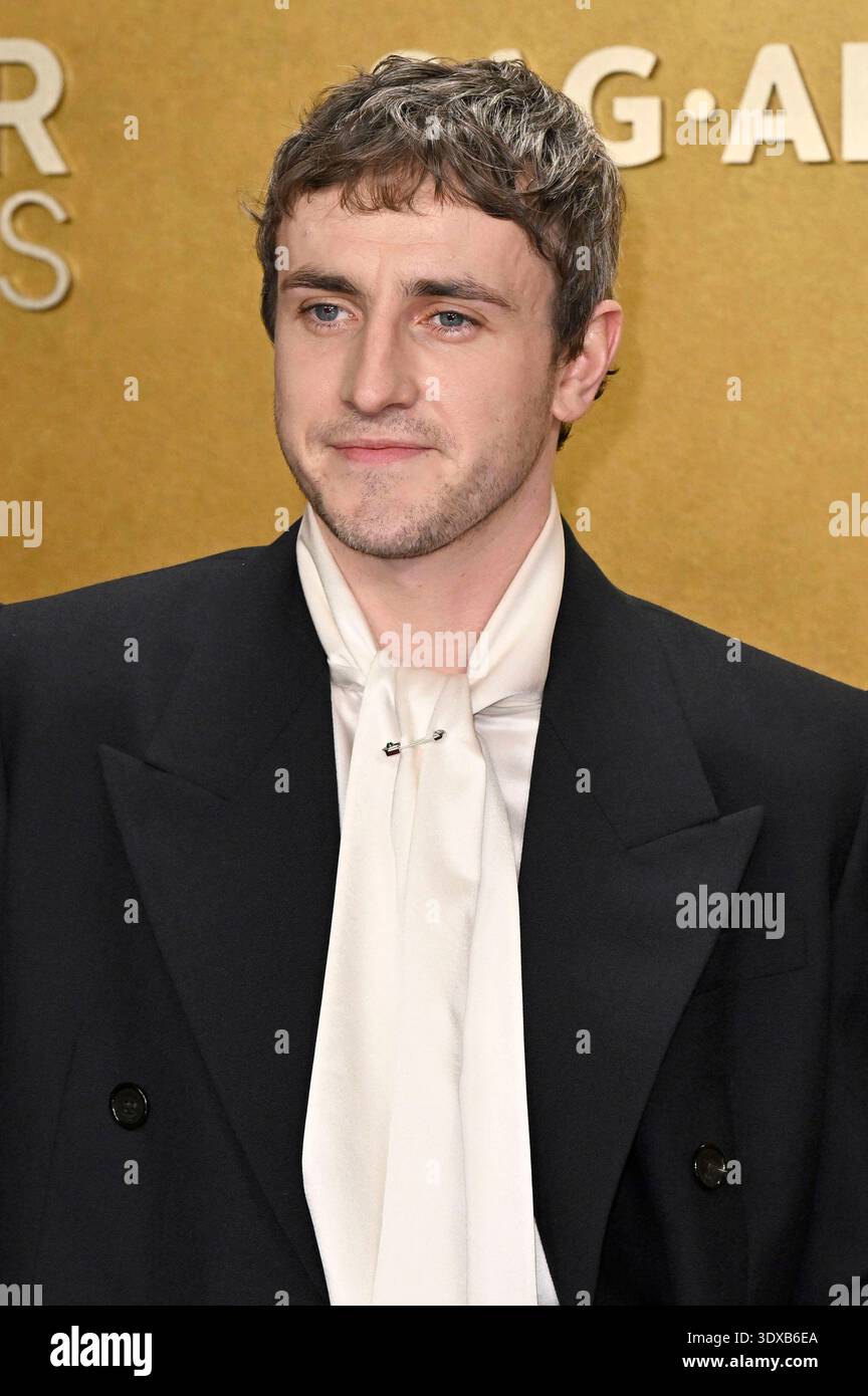 Paul Mescal bei der 32. Verleihung der Actor Awards 2026 im Shrine ...