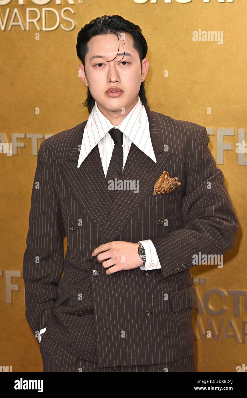 David Suh bei der 32. Verleihung der Actor Awards 2026 im Shrine ...