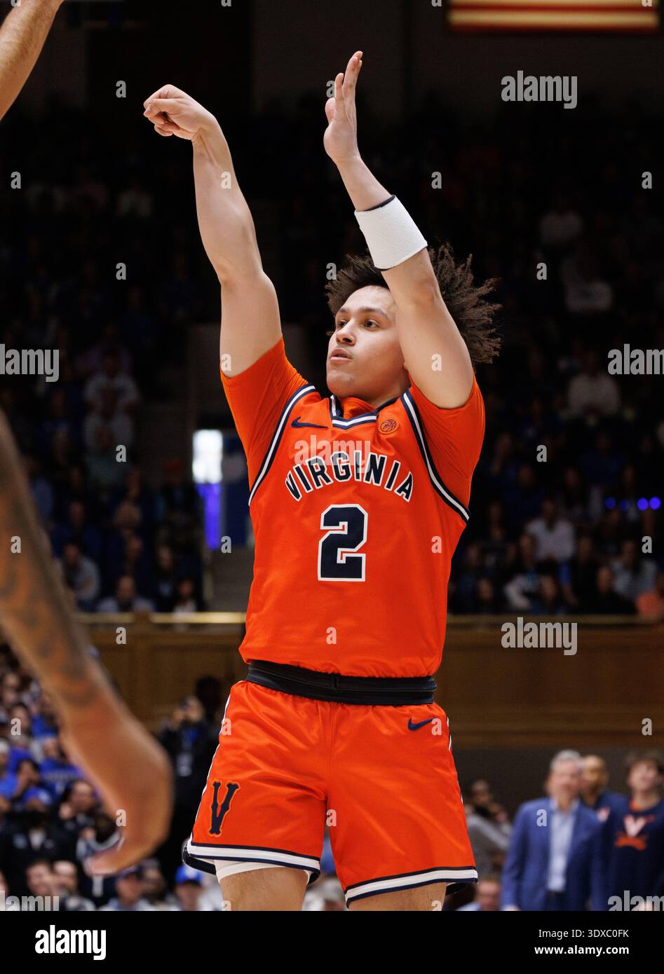 Virginia's Chance Mallory (2) attempts a shot during an NCAA college ...