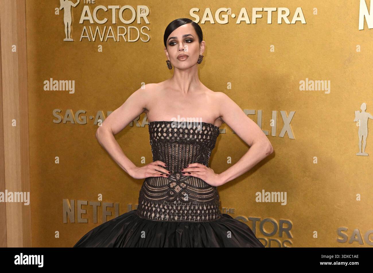 Sofia Carson bei der 32. Verleihung der Actor Awards 2026 im Shrine ...