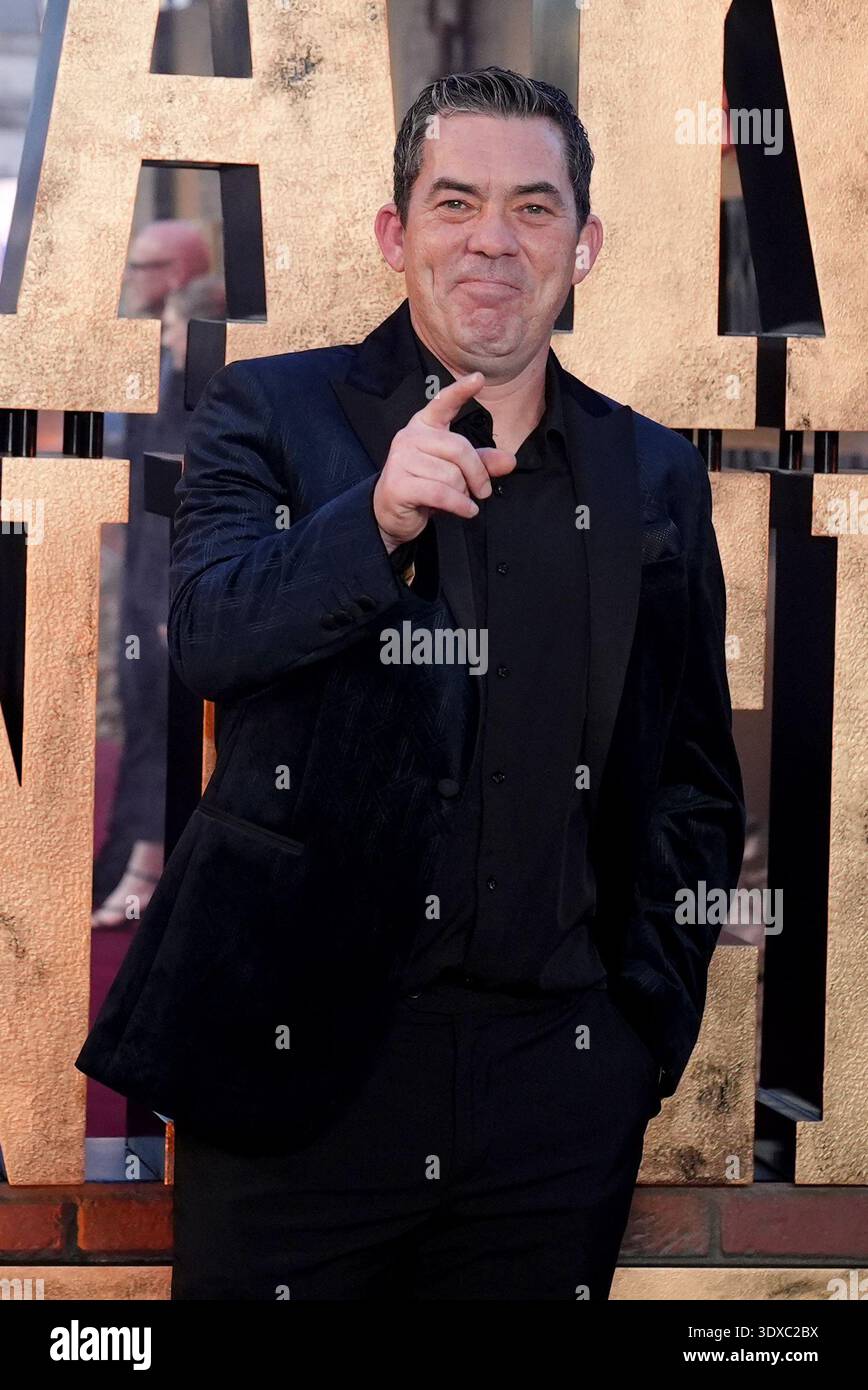 Packy Lee attending the global premiere for Peaky Blinders: The ...
