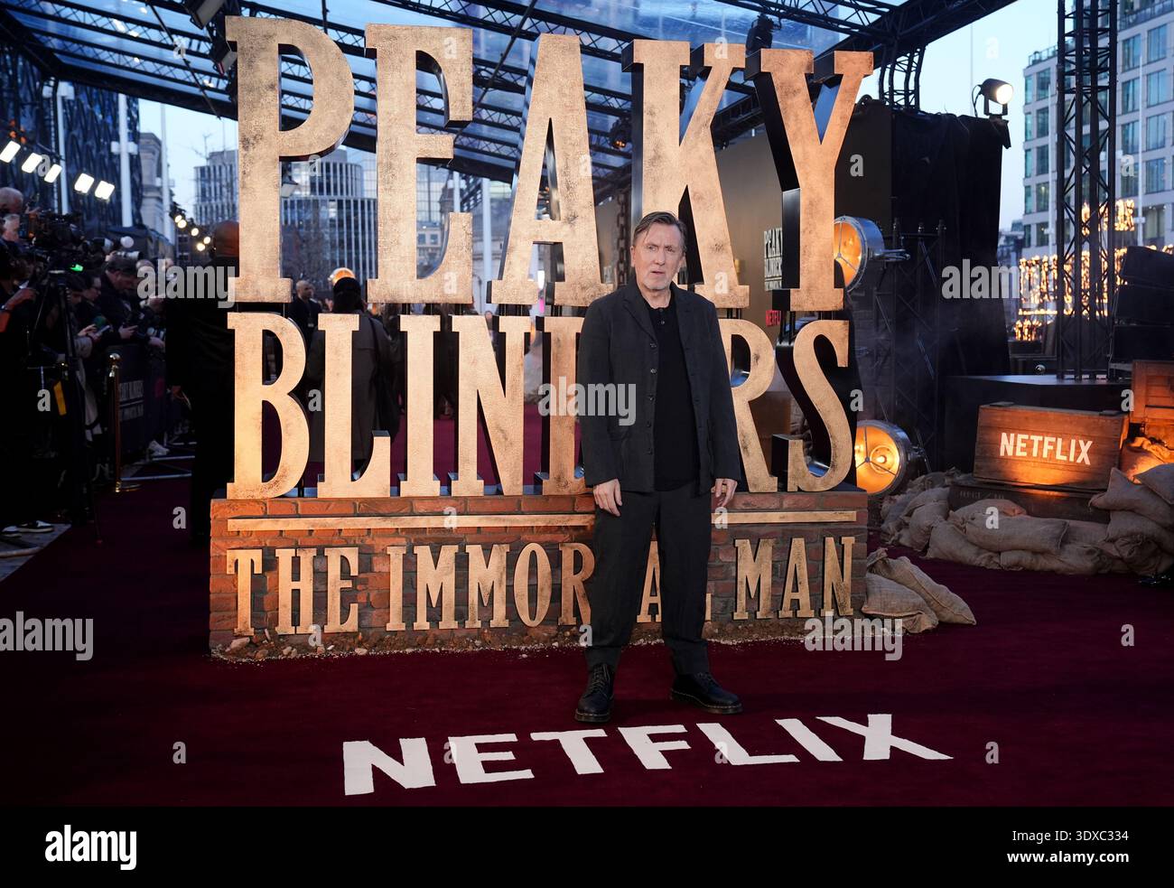 Tim Roth attending the global premiere for Peaky Blinders: The Immortal ...