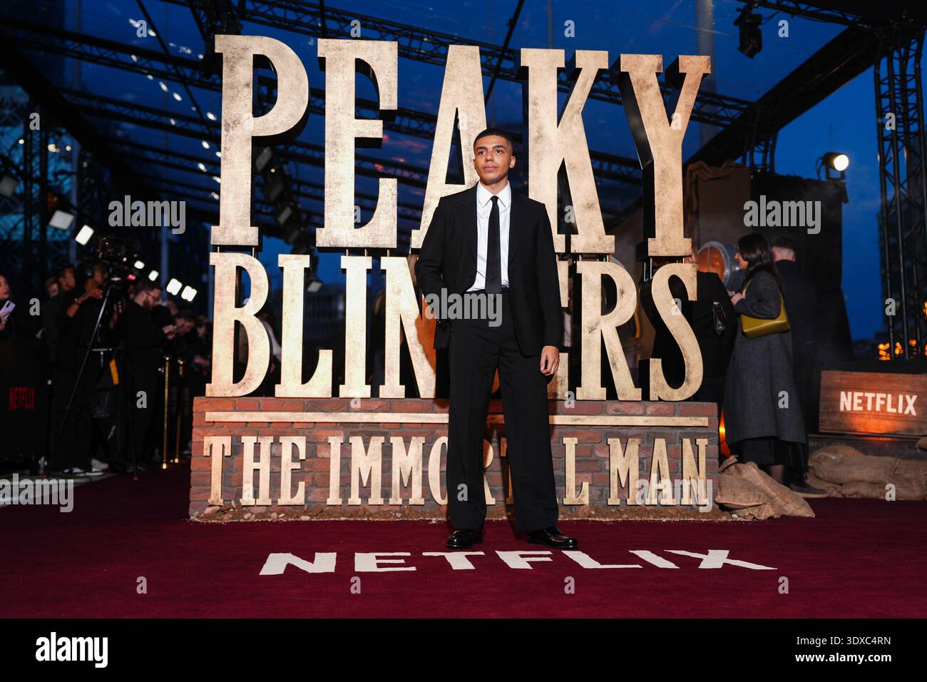 Jay Lycurgo poses for photographers upon arrival at the premiere of the ...