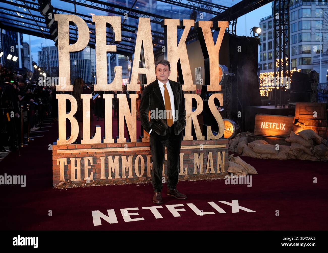 Guy Heeley attending the global premiere for Peaky Blinders: The ...