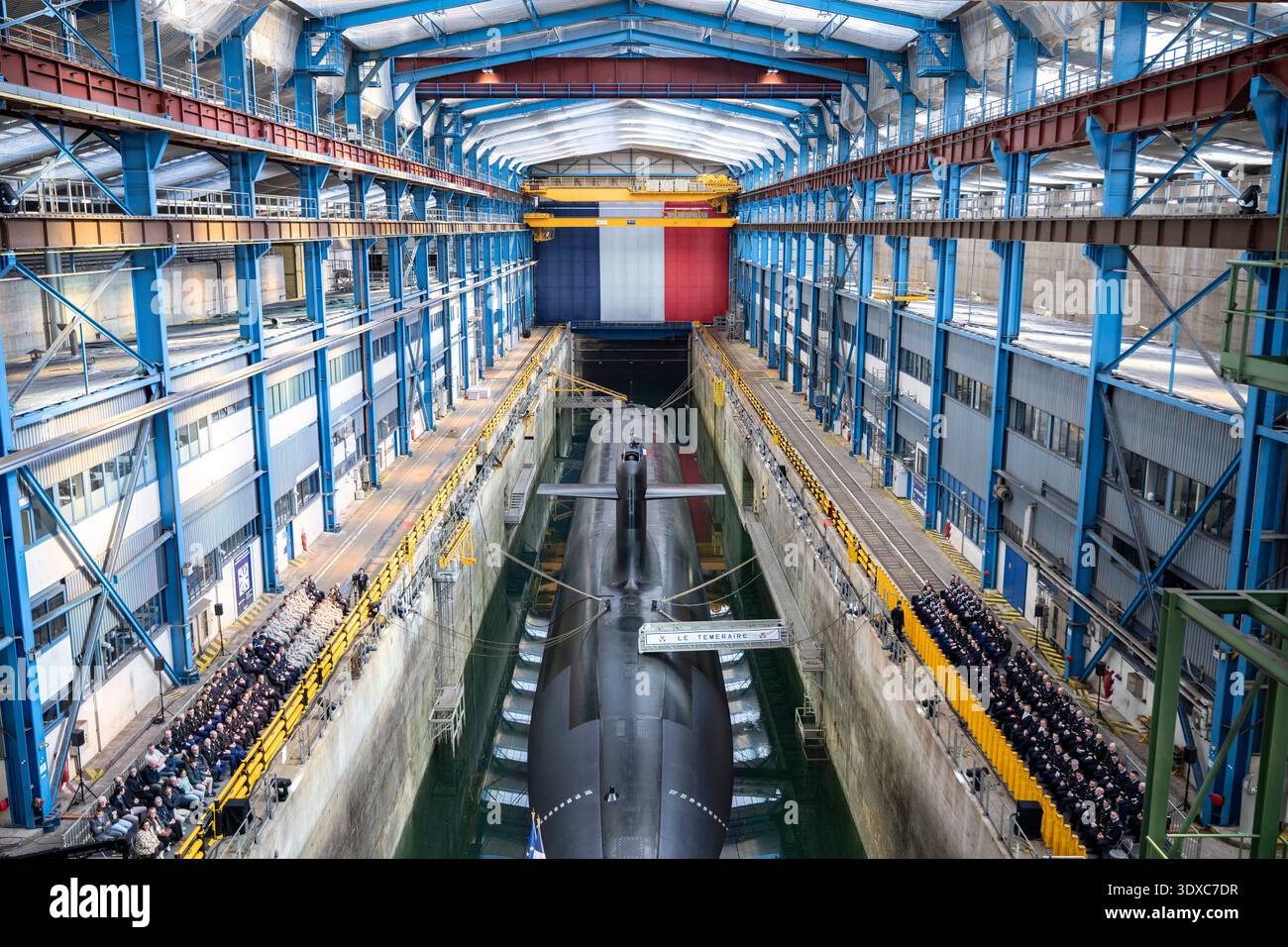 The submarine 'Le Temeraire' (The Temerarious) at the Nuclear ...