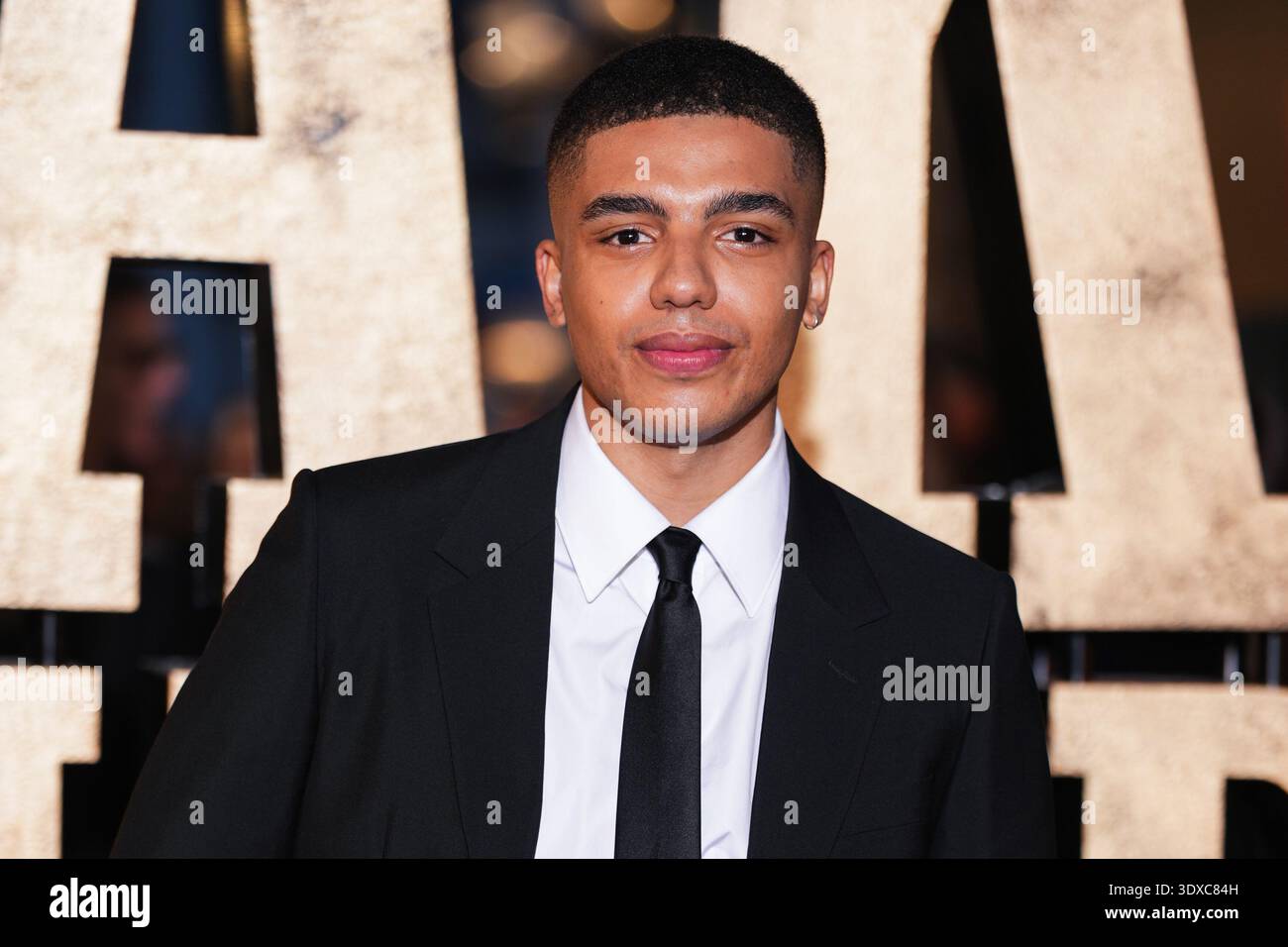 Jay Lycurgo poses for photographers upon arrival at the premiere of the ...