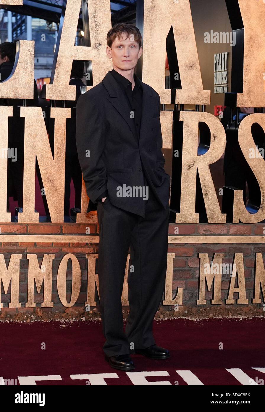Director Tom Harper attending the global premiere for Peaky Blinders ...