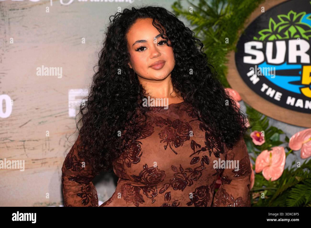 Phaith Montoya attends the premiere of "Survivor" season 50 on Tuesday ...