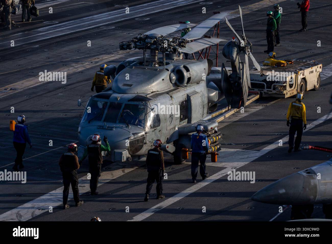 The Nimitz-class aircraft carrier USS Abraham Lincoln (CVN 72) conducts ...