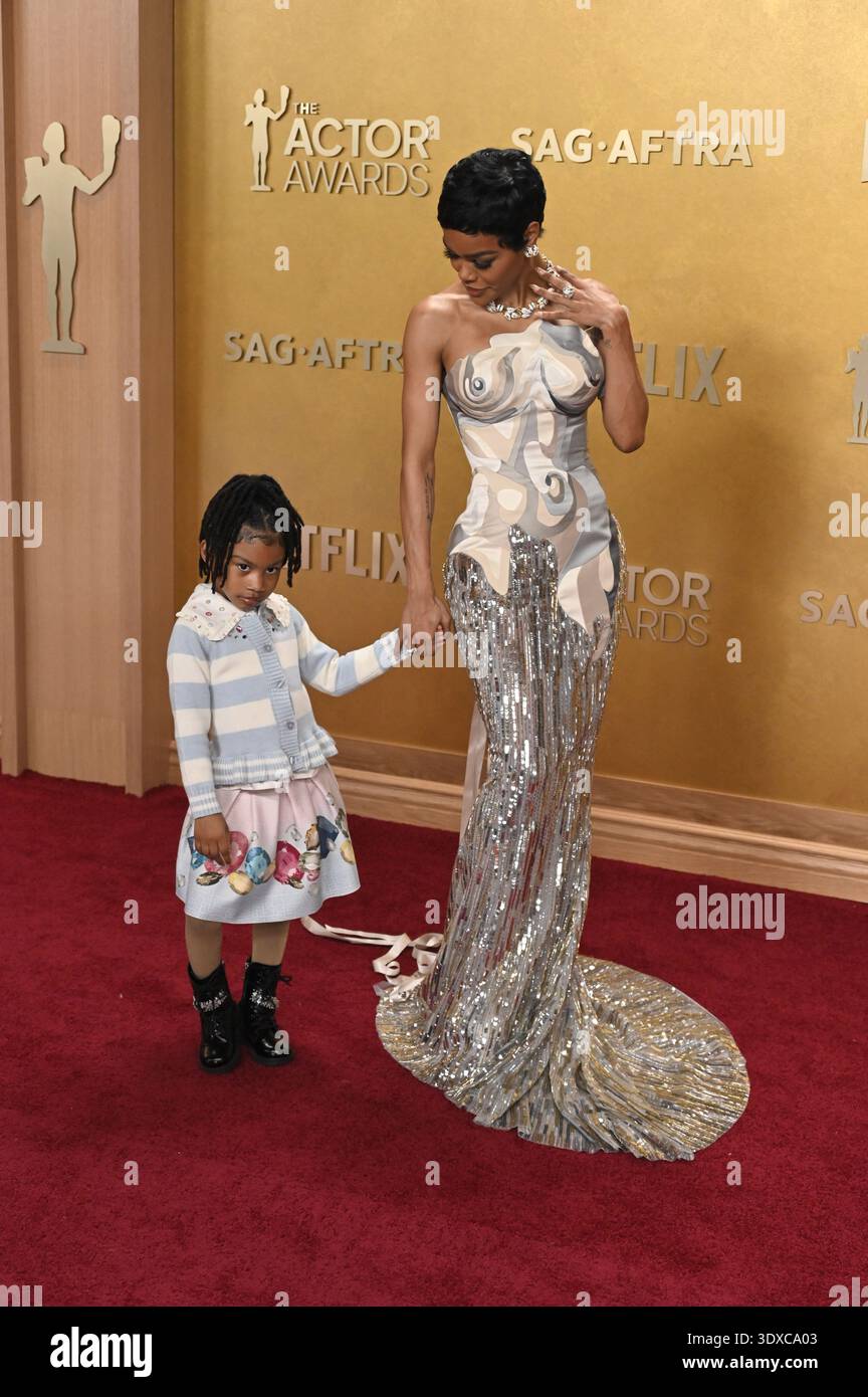 Los Angeles, CA USA. 1st Mar 2026. Teyana Taylor, Rue Rose Shumpert at ...