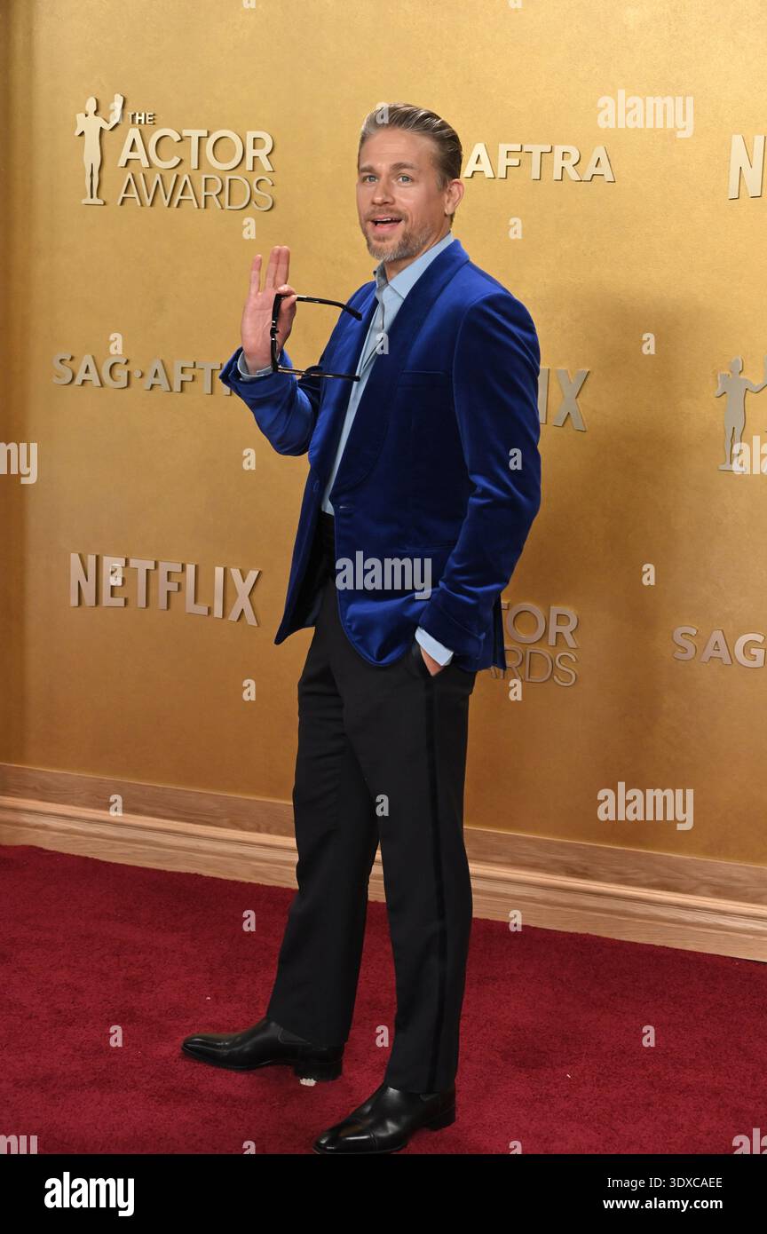 Los Angeles, CA USA. 1st Mar 2026. Charlie Hunnam at the The 32nd ...