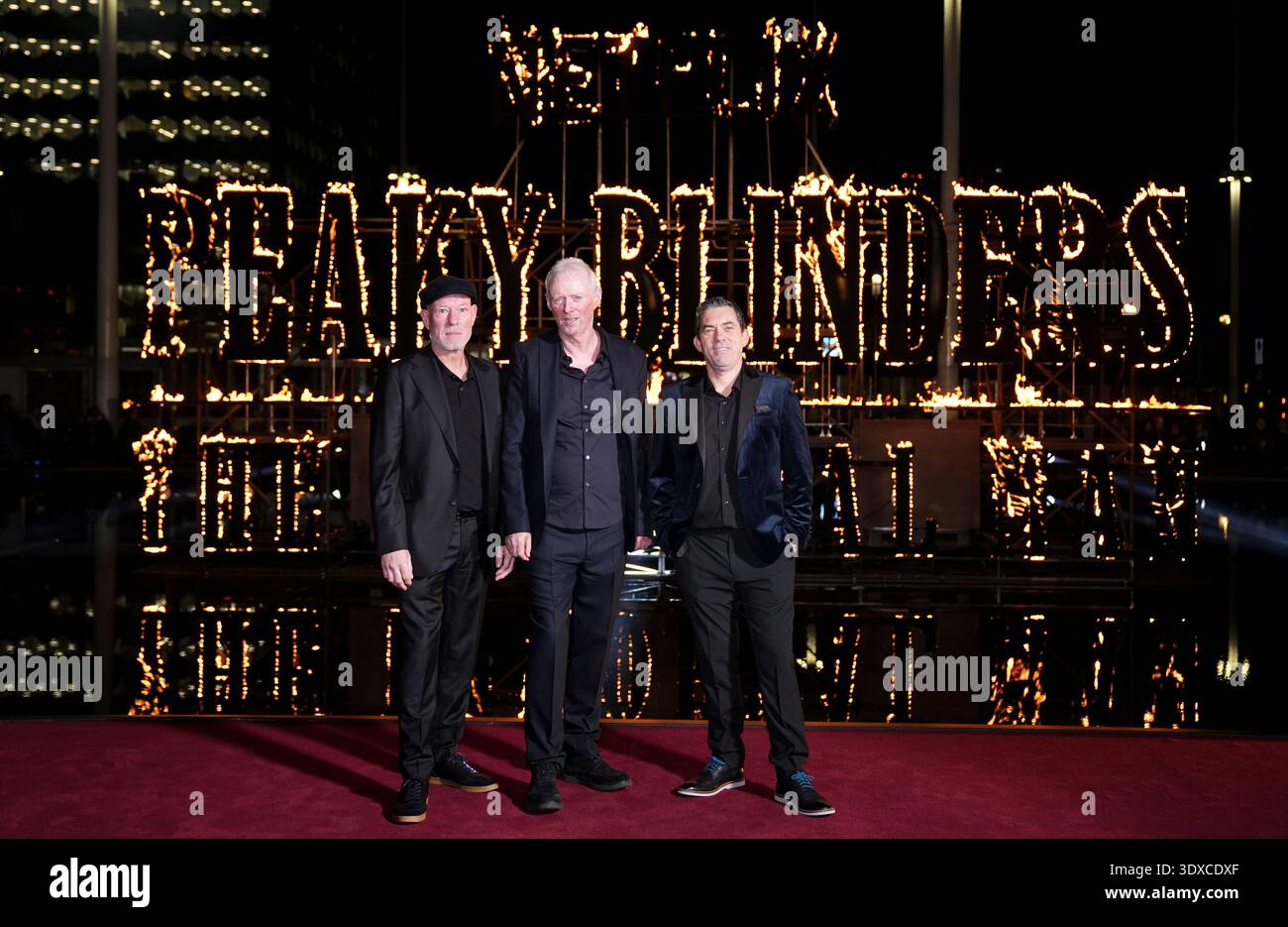 (left to right) Ian Peck, Ned Dennehy, and Packy Lee attending the ...