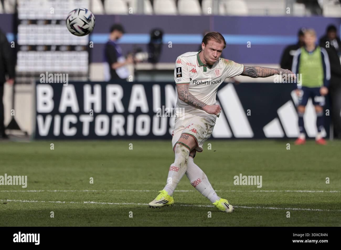 Melvin Bard of Nice during the French championship Ligue 1 football ...