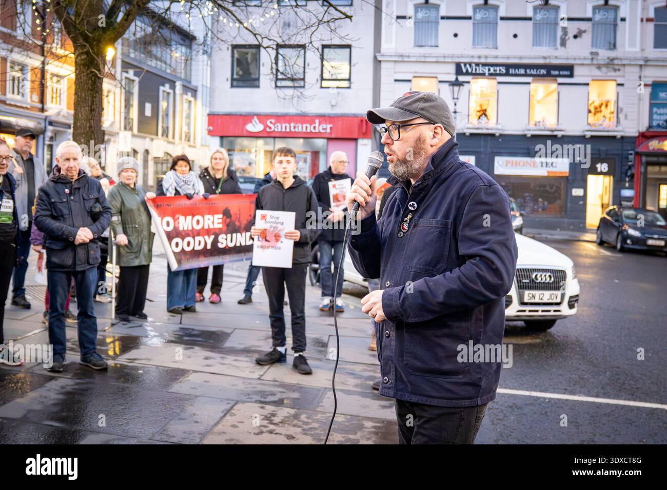 Derry, Northern Ireland. 2 March 2026. Davy McAuley of the Derry Anti ...
