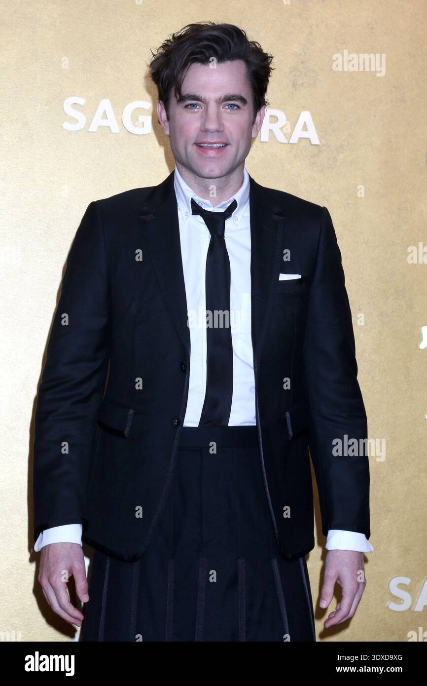 Los Angeles, USA. 1, March, 2026. Pictured left to right, Patrick Ball ...