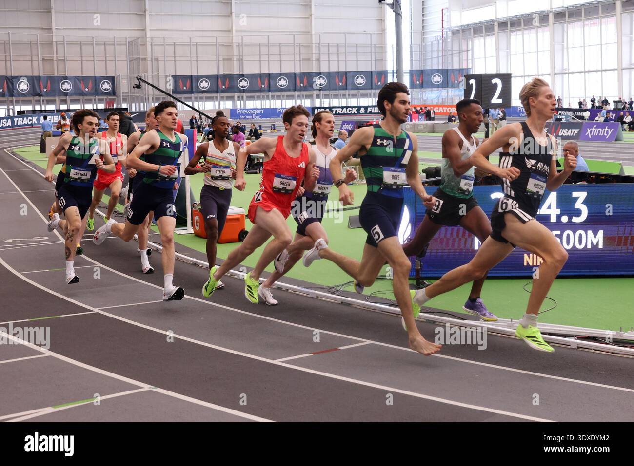 March 01, 2026; STATEN ISLAND, NEW YORK - Competitors during the Men’s ...