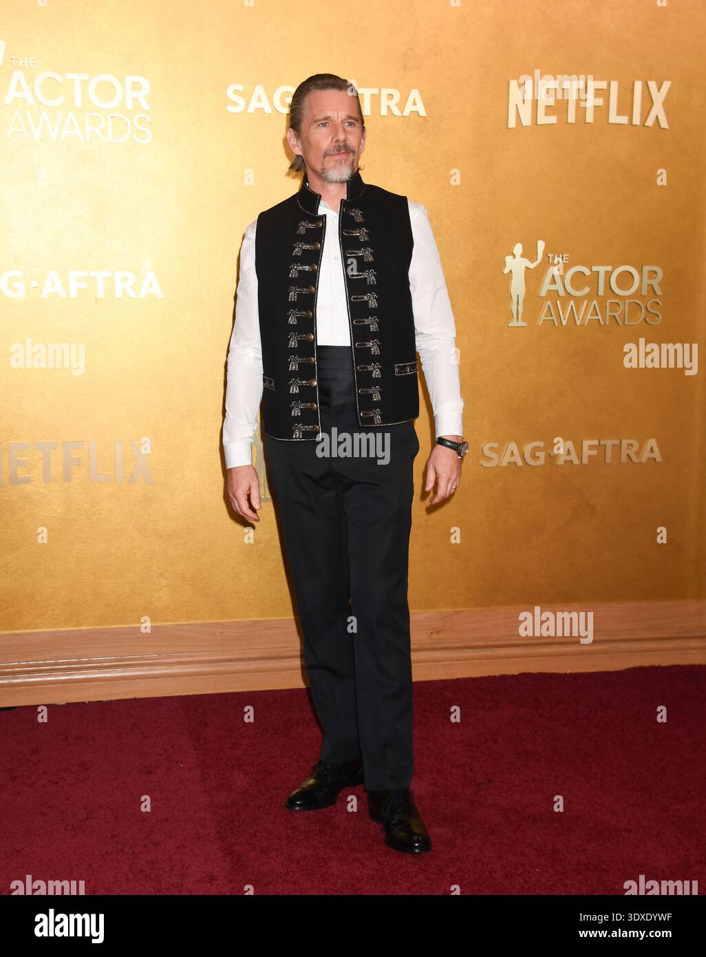 LOS ANGELES, USA. March 01, 2026: Ethan Hawke at the 32nd Annual Actor ...