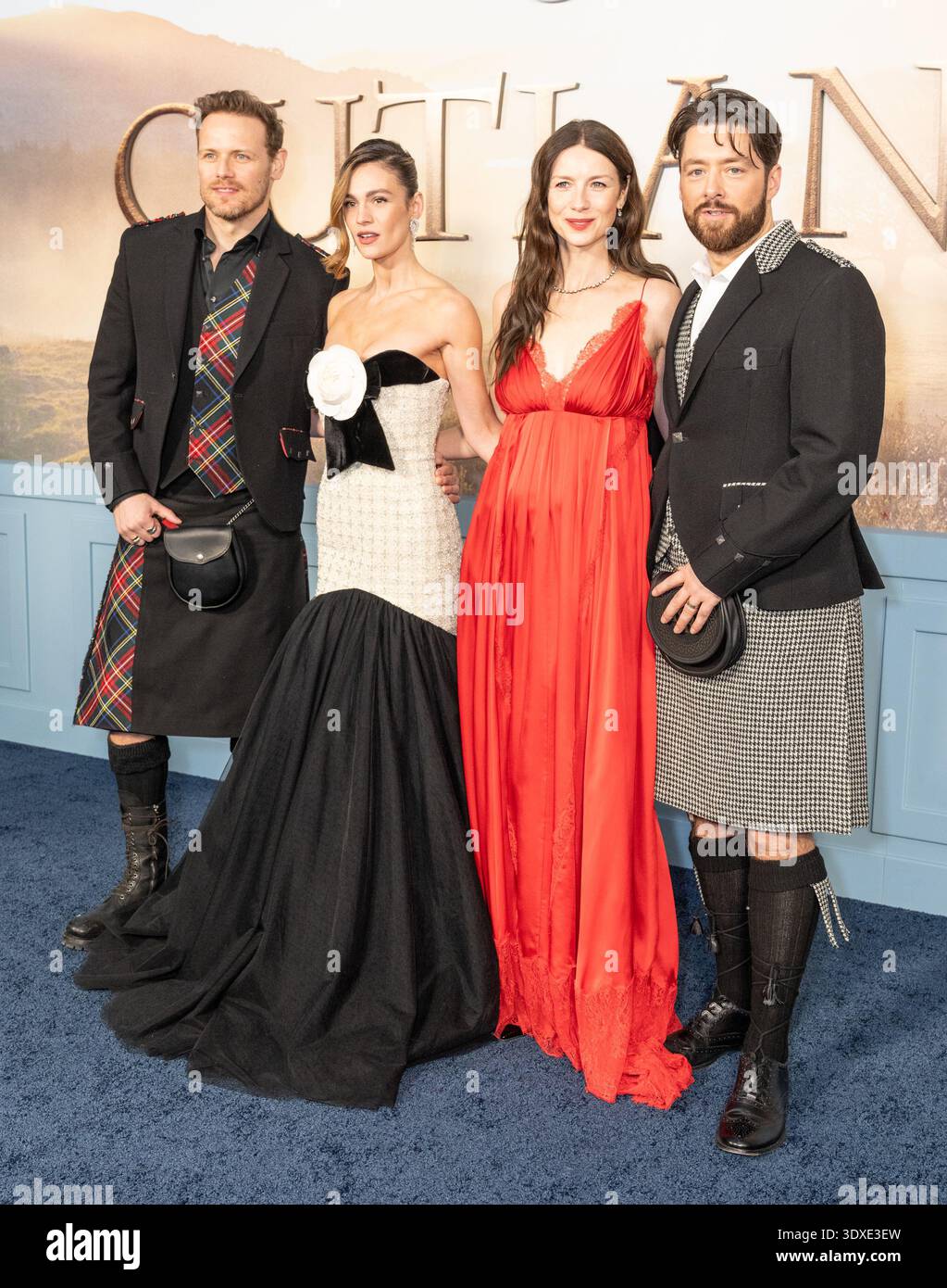 Sam Heughan, Sophie Skelton, Caitriona Balfe and Richard Rankin attend ...