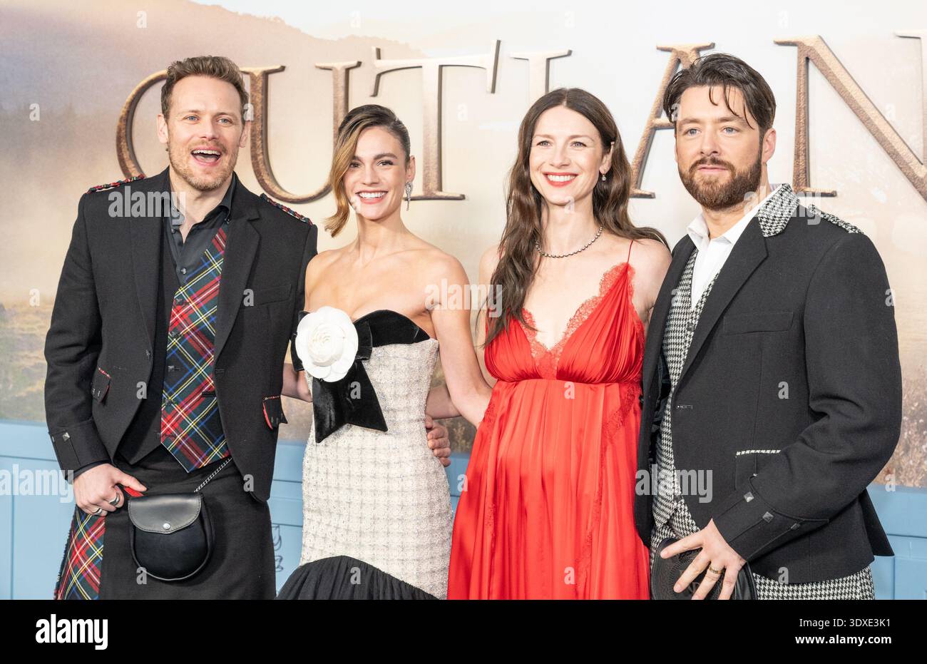 Sam Heughan, Sophie Skelton, Caitriona Balfe and Richard Rankin attend ...