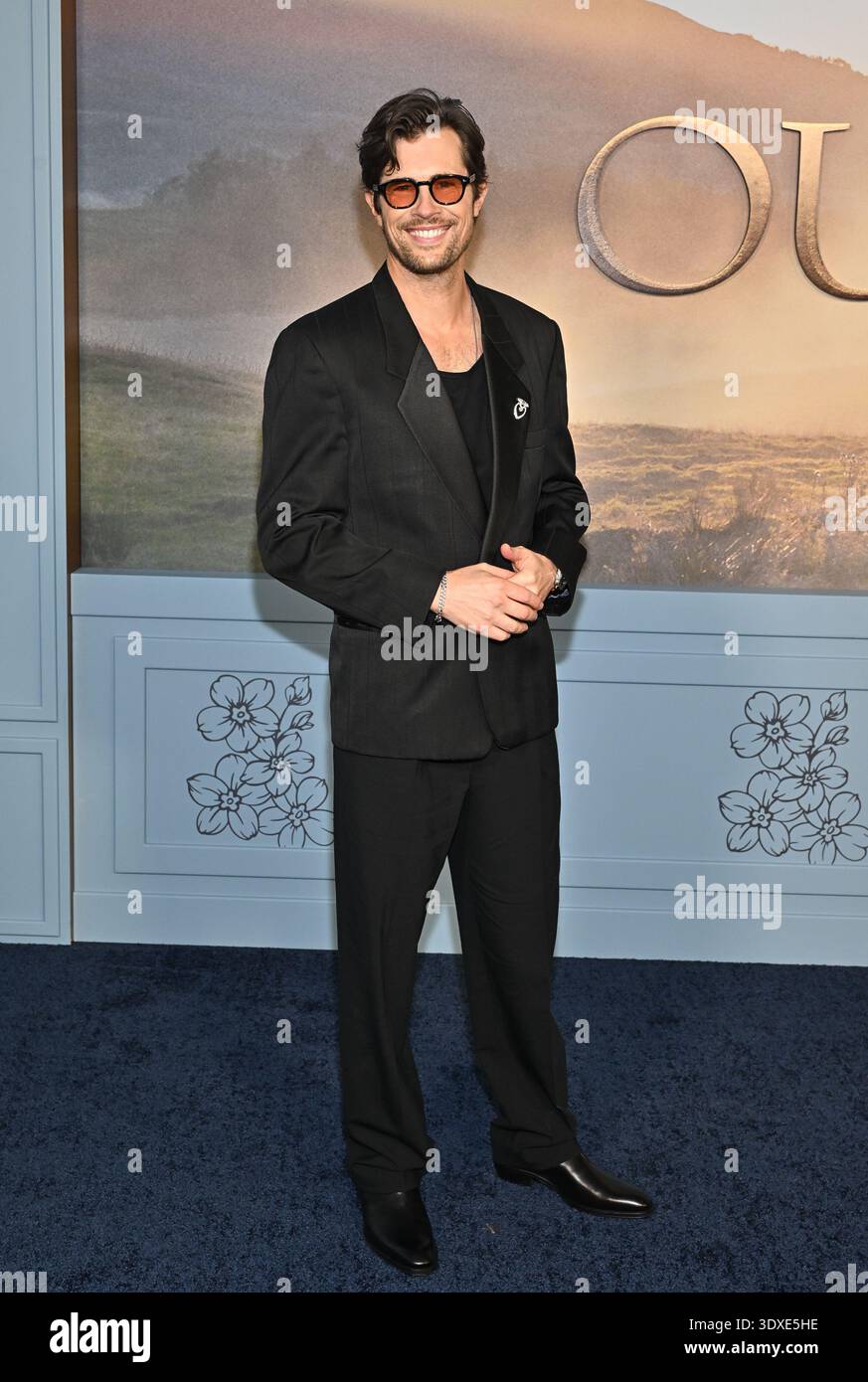 David Berry attends the STARZ premiere of "Outlander" season eight at ...